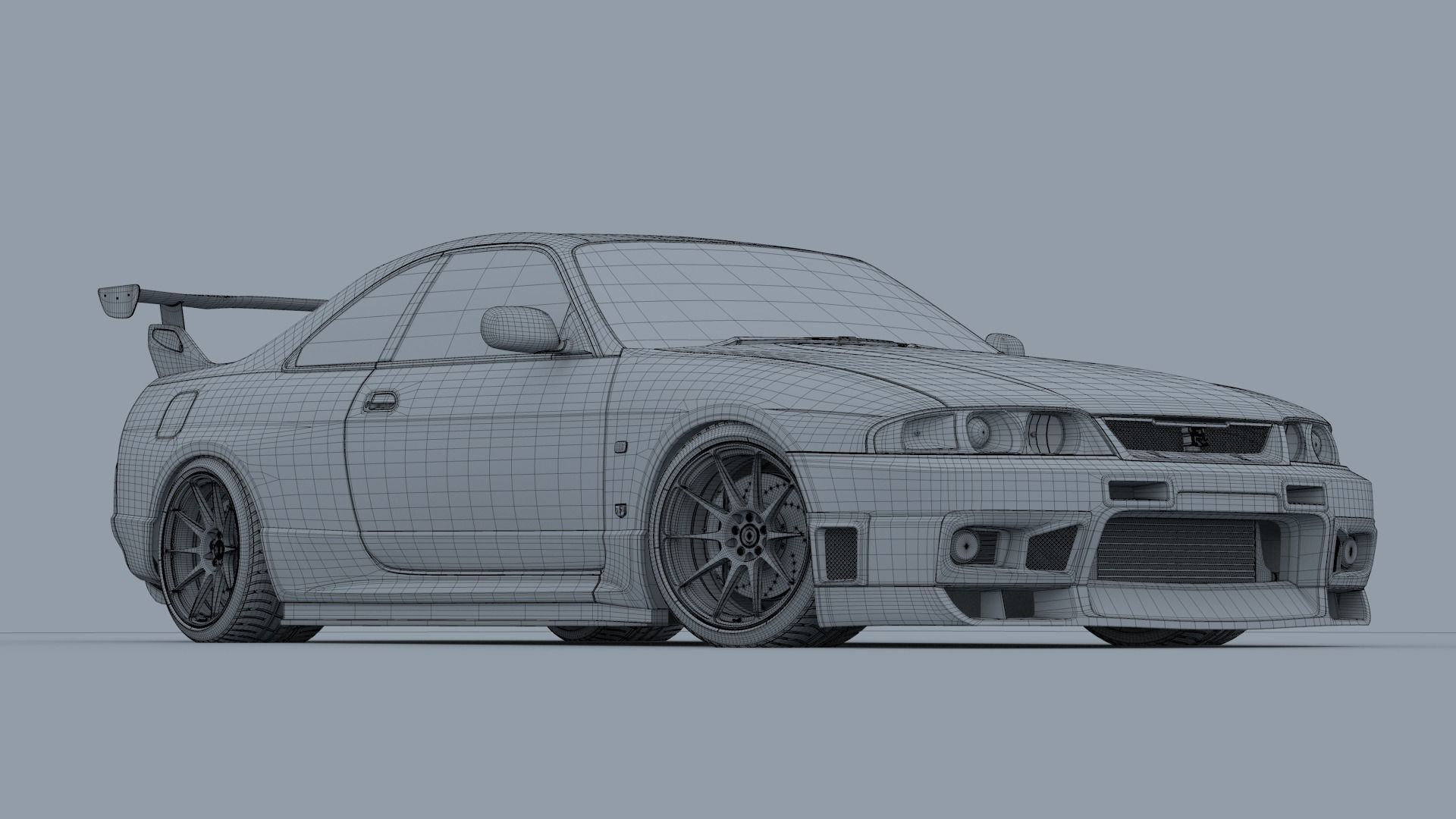 nissan GT-R R33 3D model | CGTrader