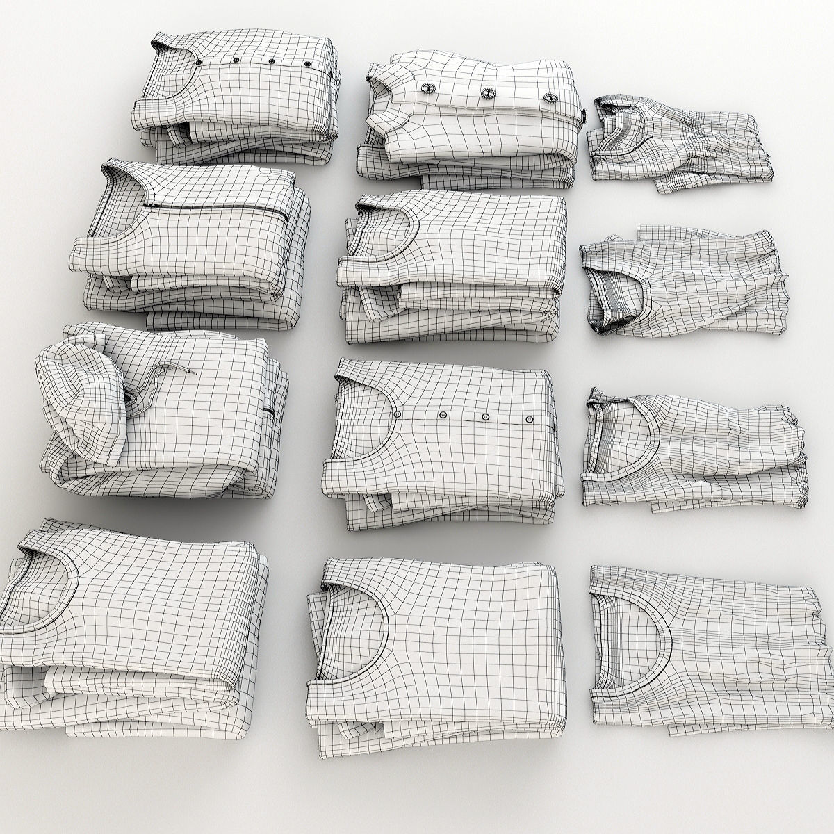 Stacked Things 3D model | CGTrader