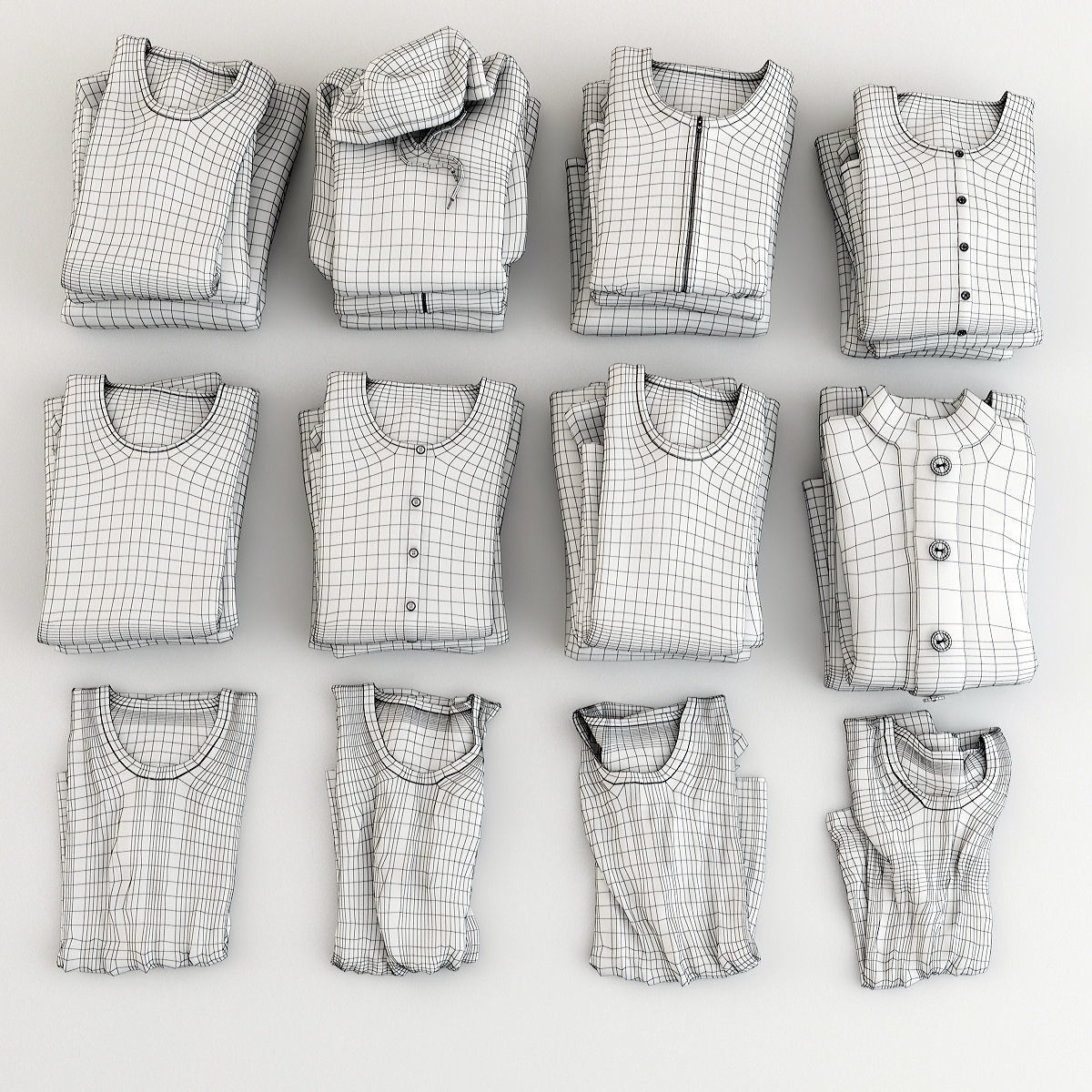 Stacked Things 3D model | CGTrader