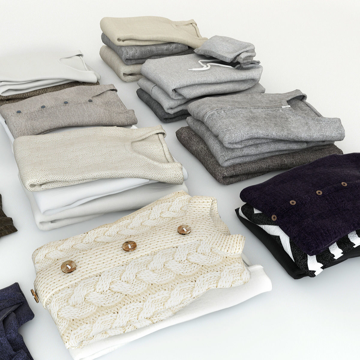 Stacked Things 3D model | CGTrader