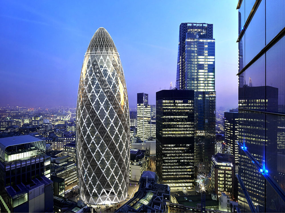gherkin tower 3D model | CGTrader