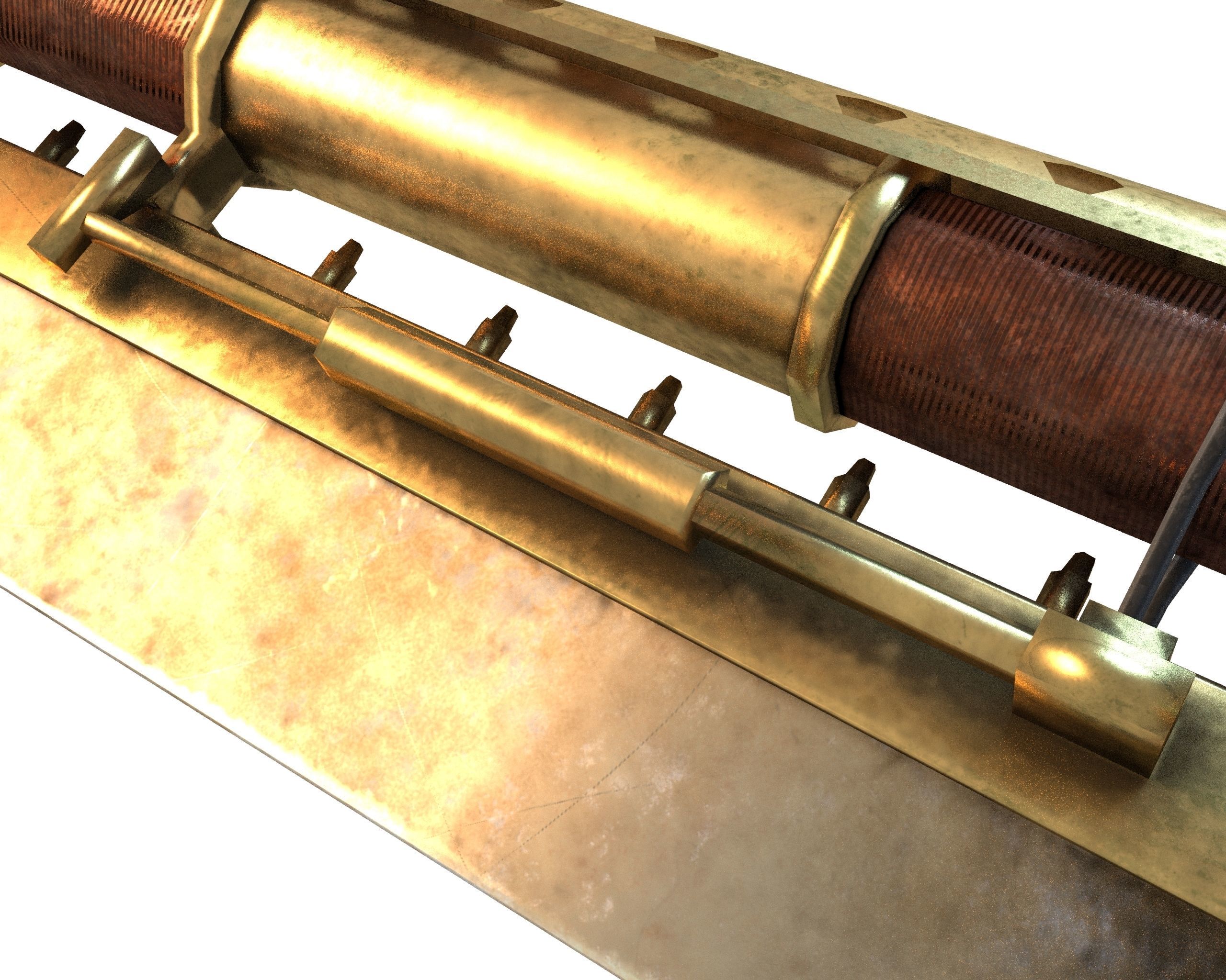 Steampunk Sword free VR / AR / low-poly 3D model | CGTrader