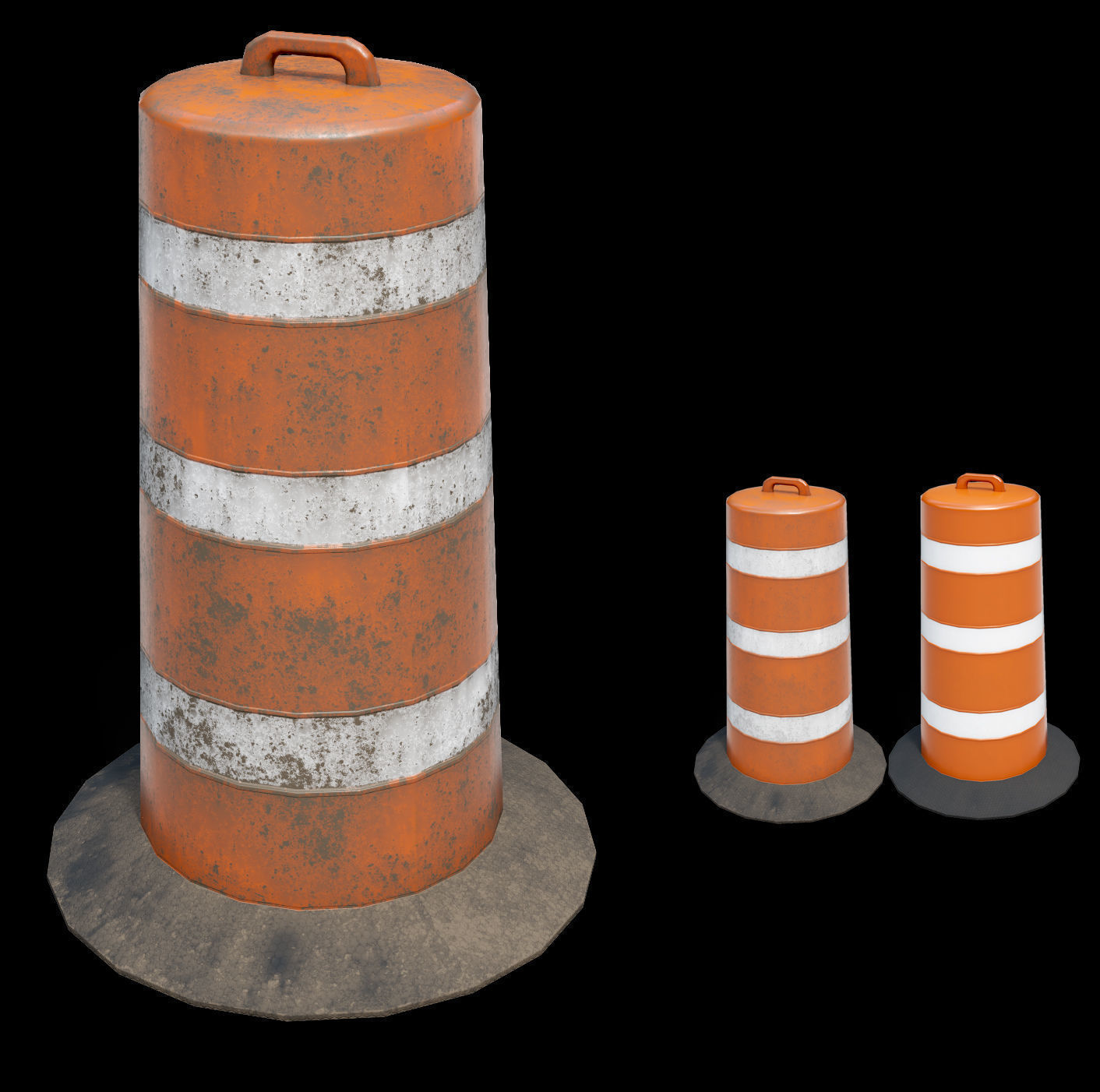 3D Model Collection road objects - PBR VR / AR / low-poly | CGTrader