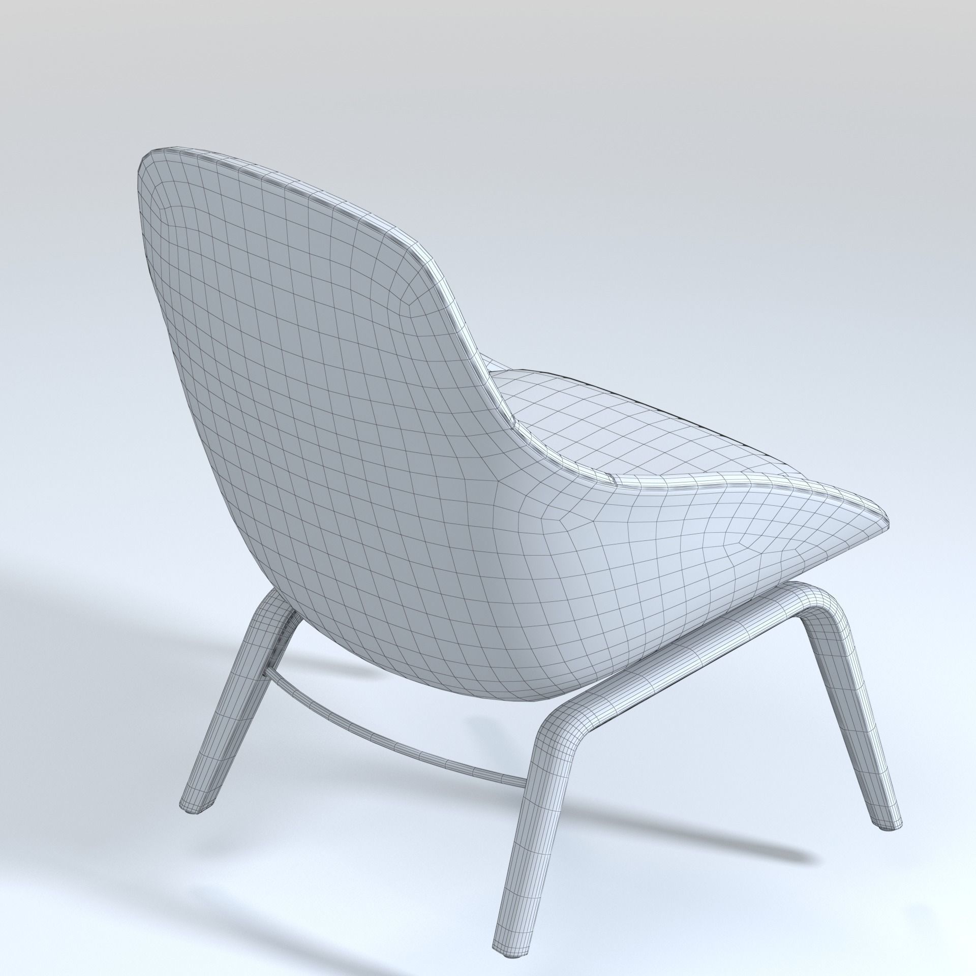 Naughtone - Always Lounge Chair 3D model | CGTrader