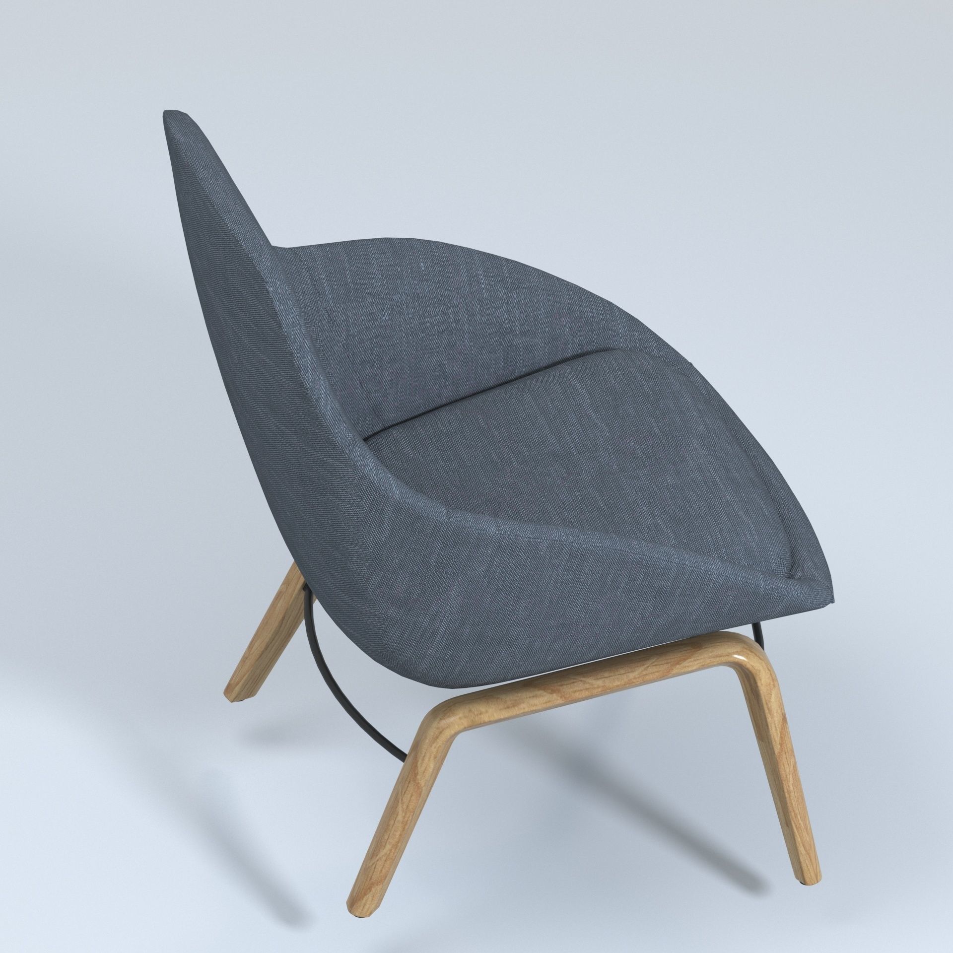 Naughtone - Always Lounge Chair 3D model | CGTrader