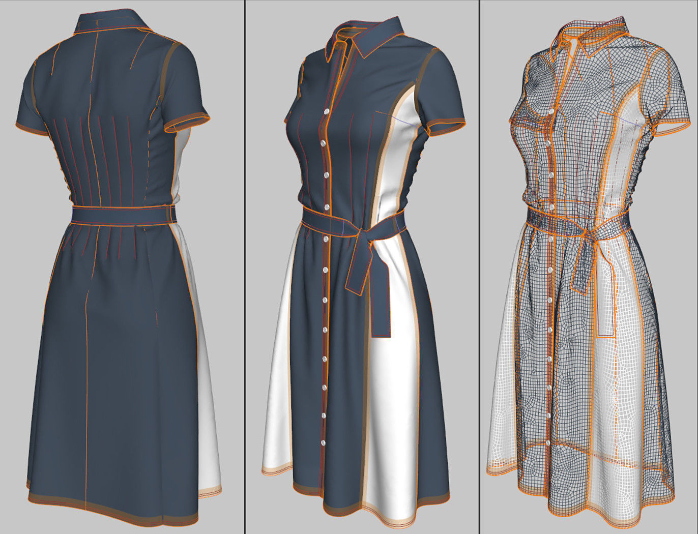 Dresses 3D model | CGTrader