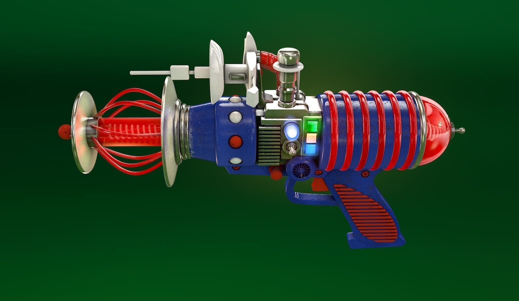 SPACE CARTOON BLASTER 3D model | CGTrader