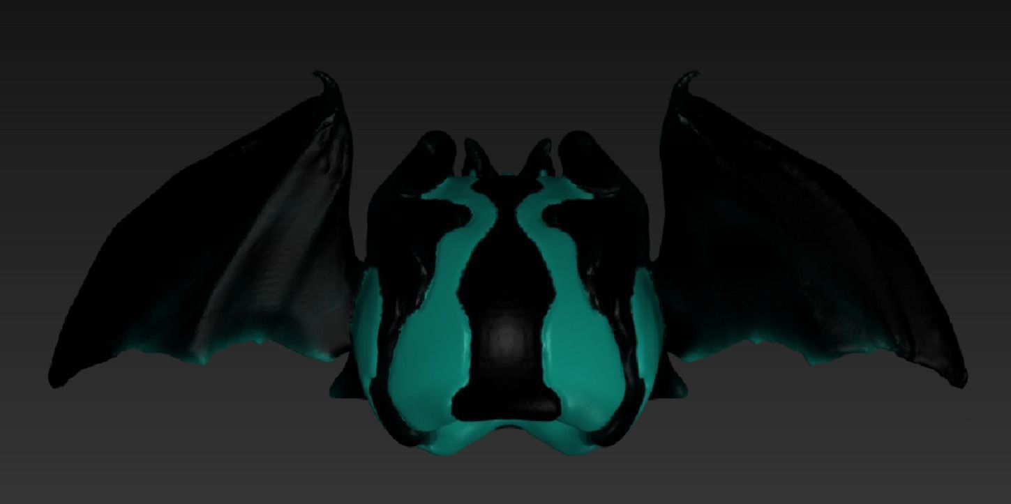 Devilman head 3D model 3D printable | CGTrader