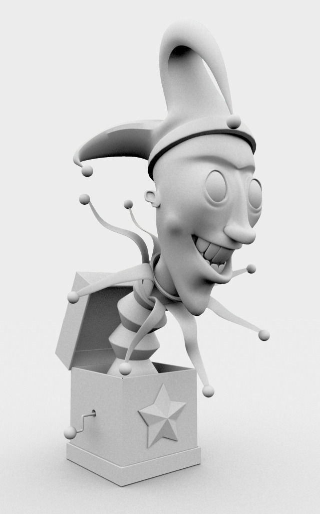 Jester toy 3D model | CGTrader