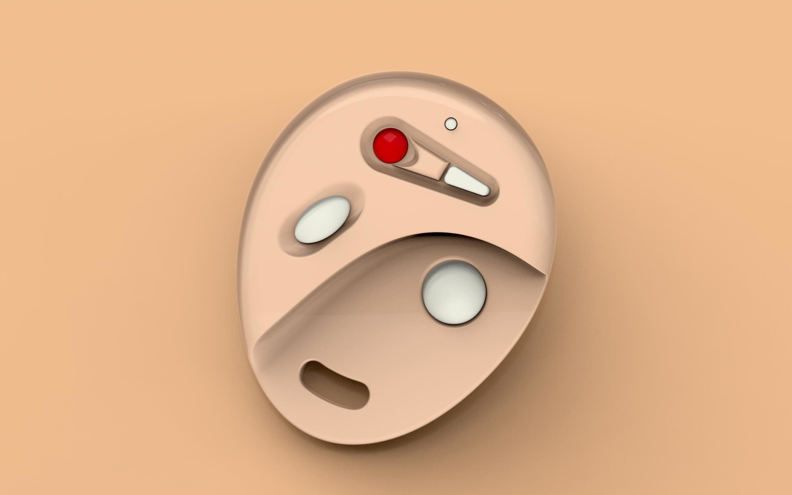 REMOTE human face with two eyes and nose free 3D model | CGTrader