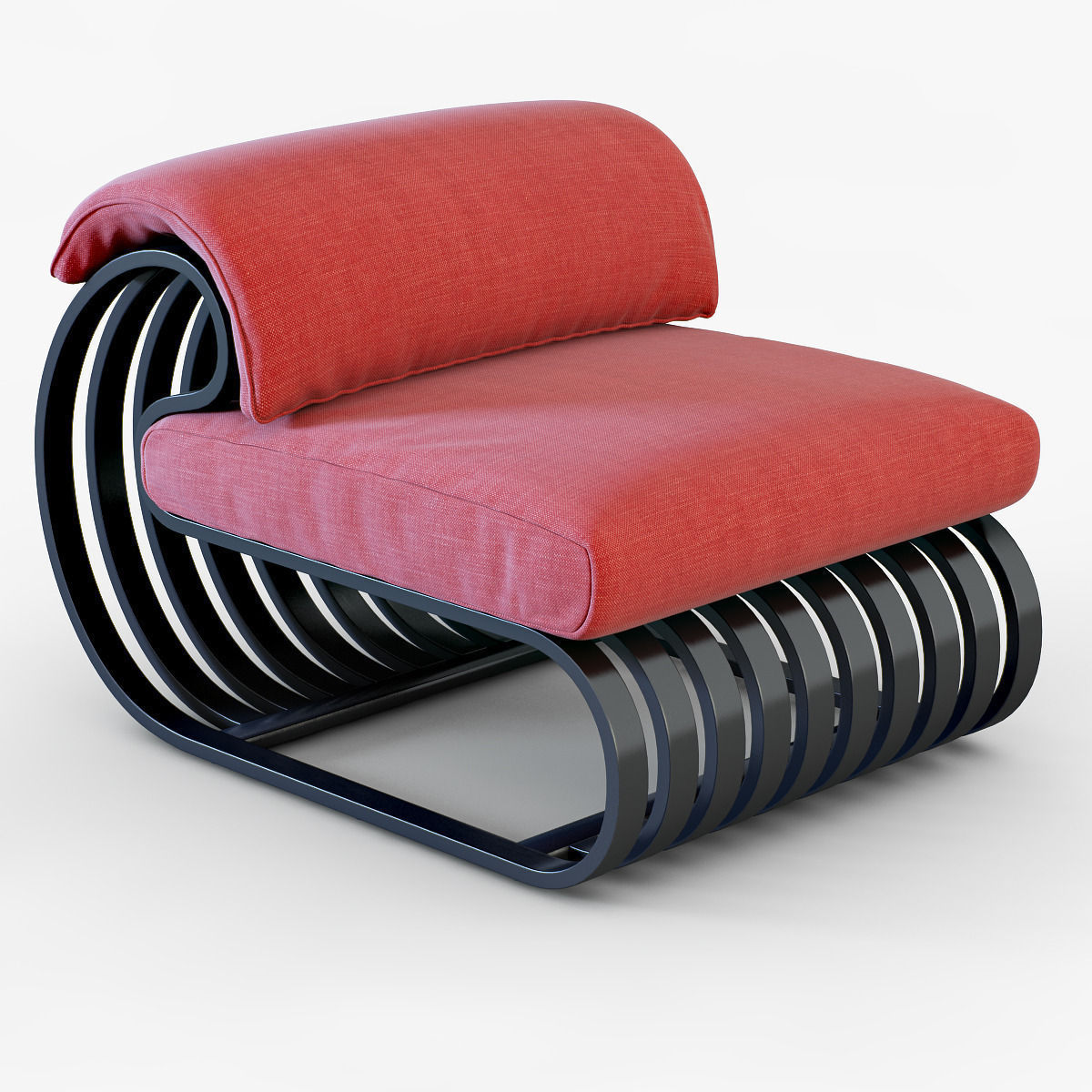 Contour Lounge Chair 3D model | CGTrader