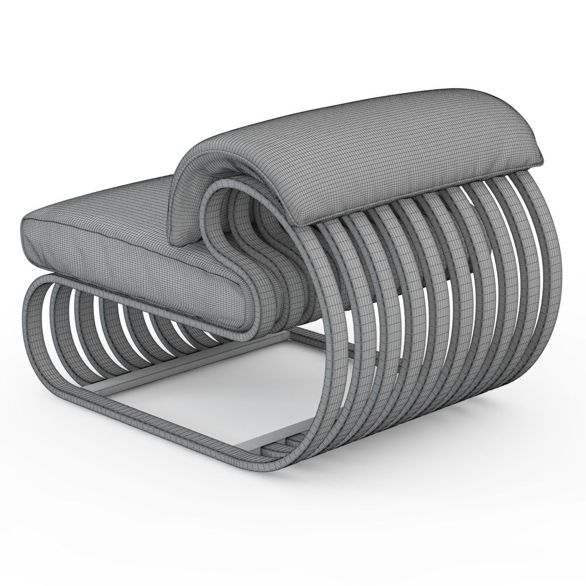 Contour Lounge Chair 3D model | CGTrader