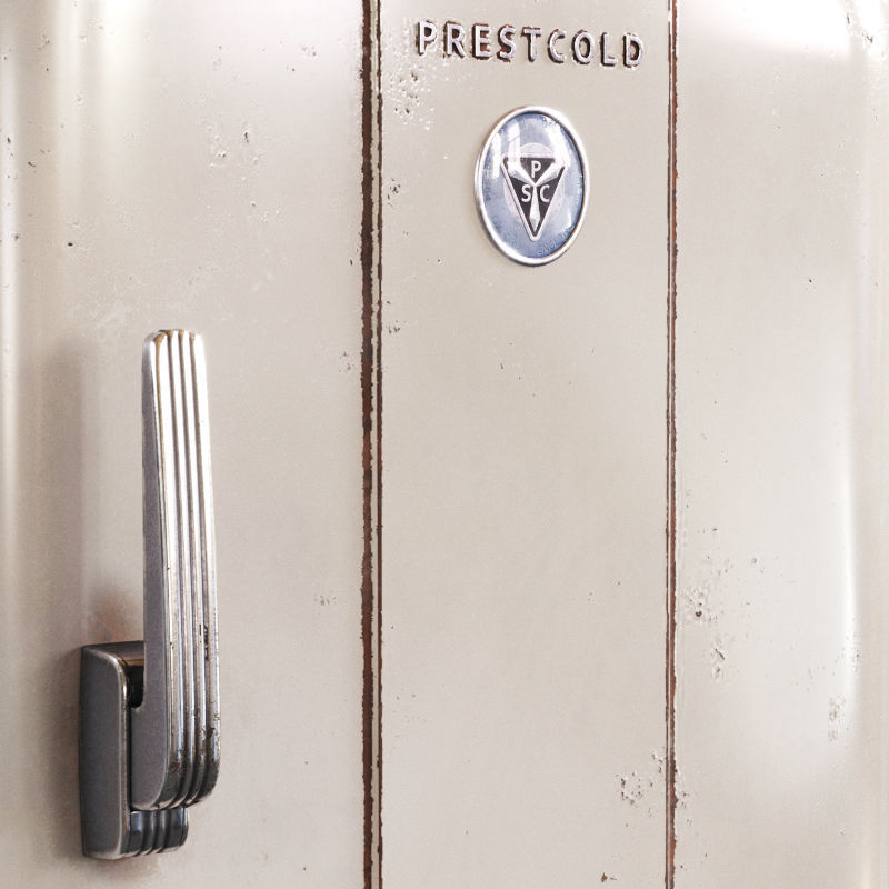 Prestcold Vintage Fridge 3D model | CGTrader