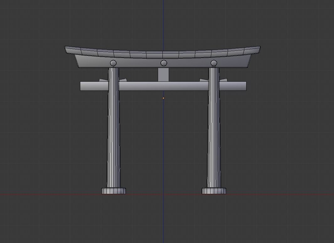3D model Japanese classic Torii VR / AR / low-poly | CGTrader