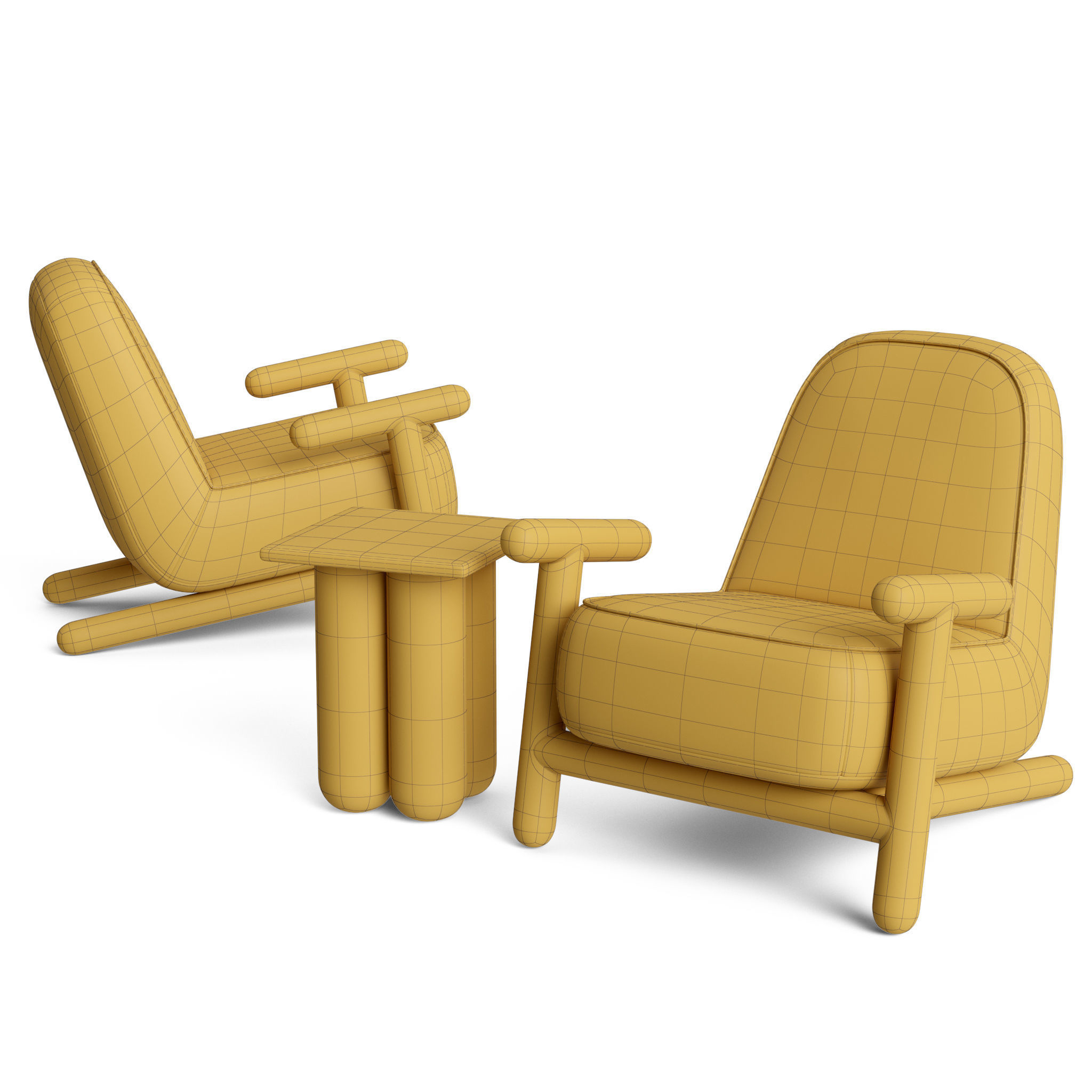 3D model BOLD Armchair VR / AR / low-poly | CGTrader