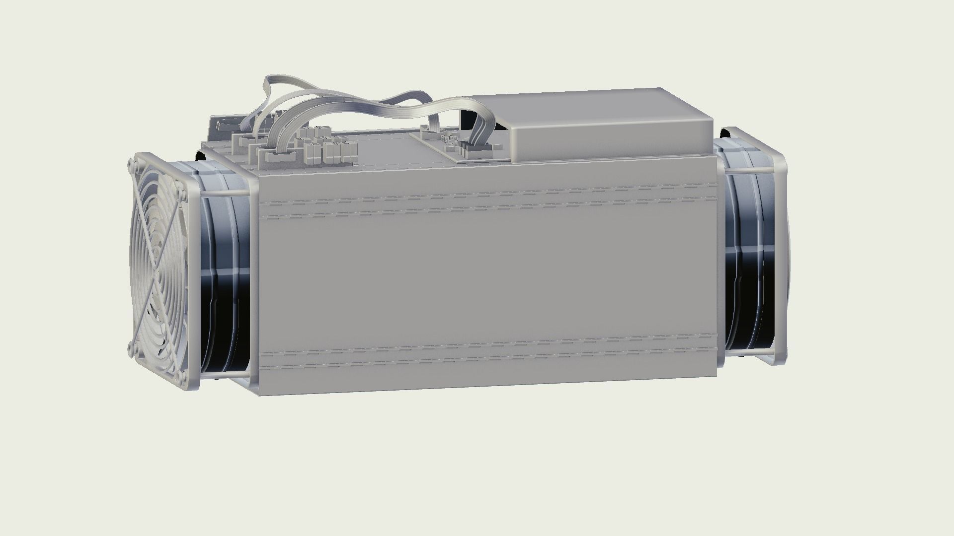 bitcoin antminer mining rig 3D model | CGTrader