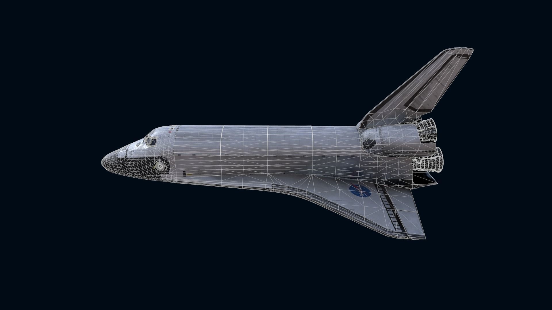 3D model Space Shuttle VR / AR / low-poly | CGTrader