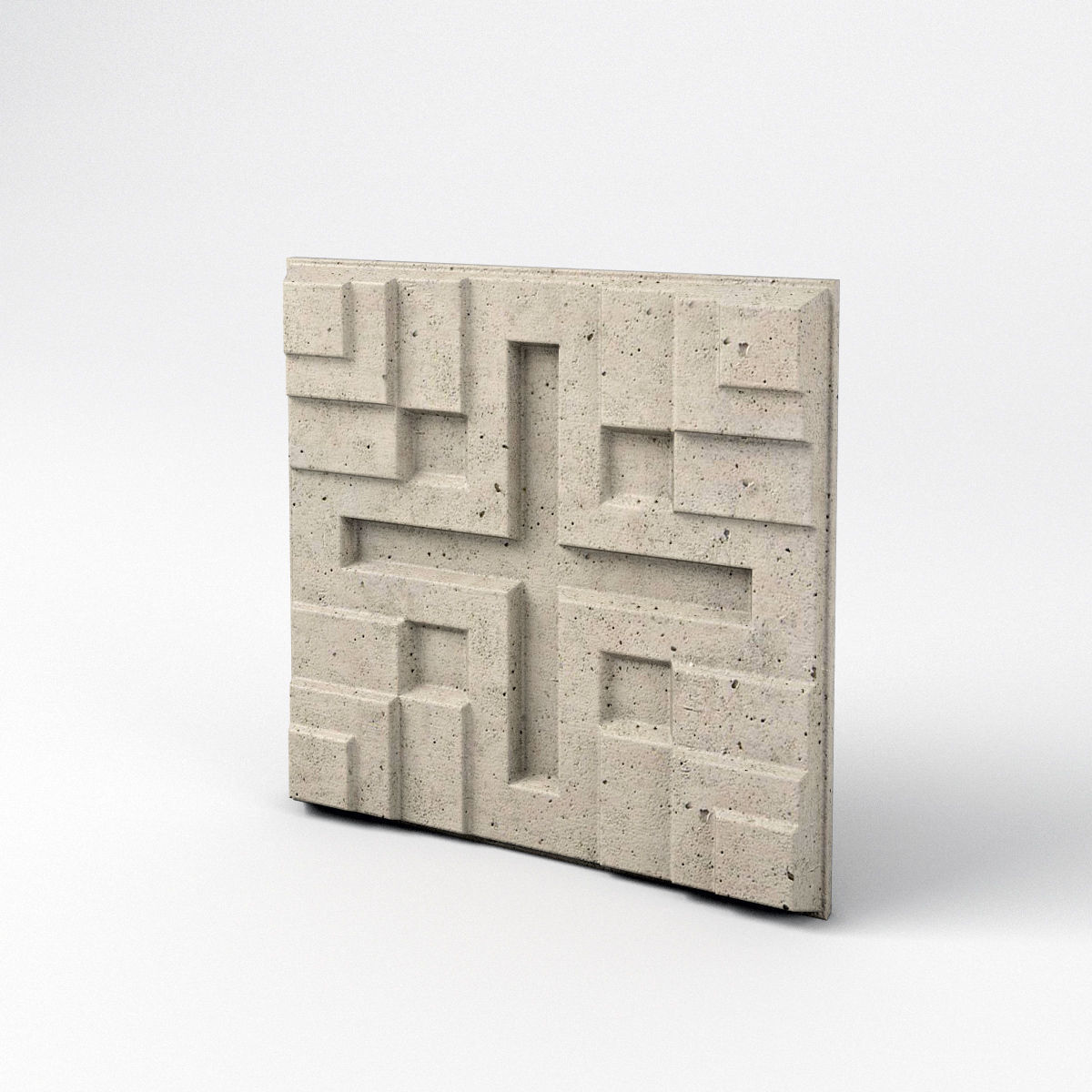 3D model Millard House Tiles with corner elements - Frank Llyod Wright ...
