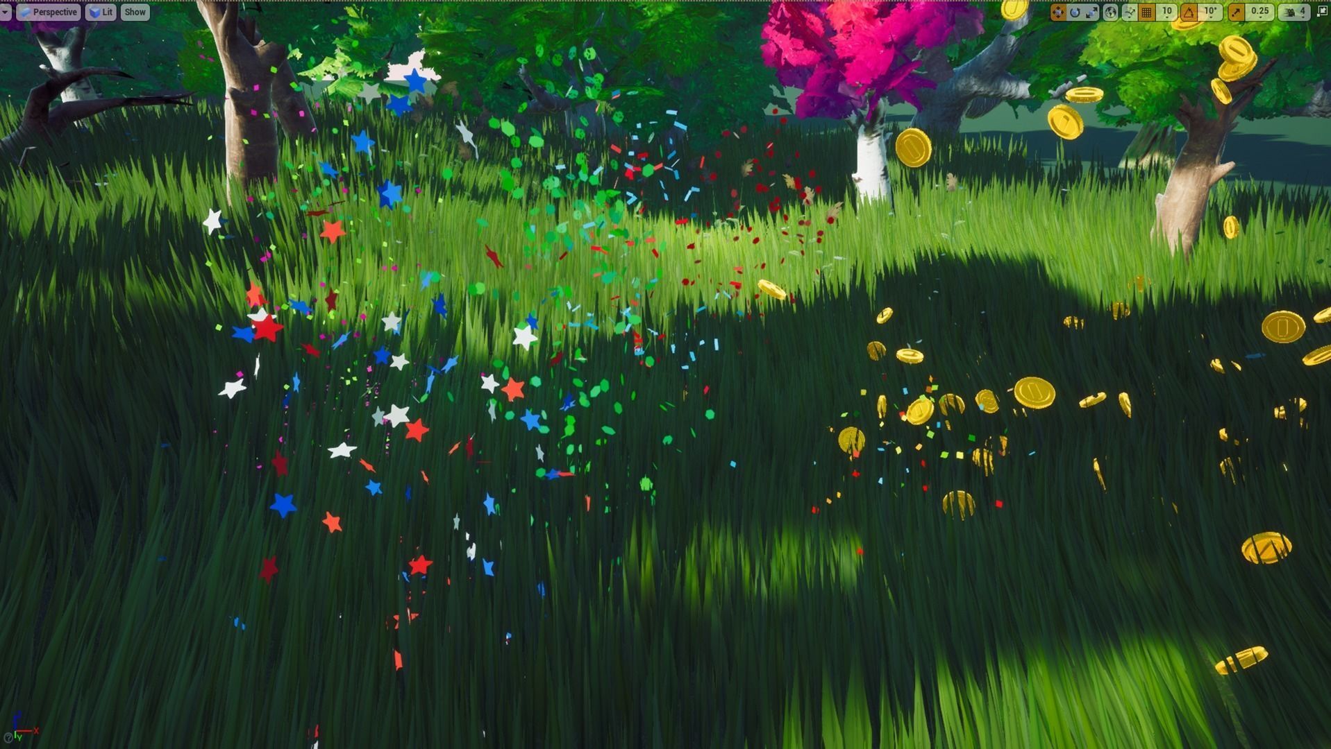 3D model Confetti FX Pack - Unreal Engine 4 VR / AR / low-poly animated | CGTrader