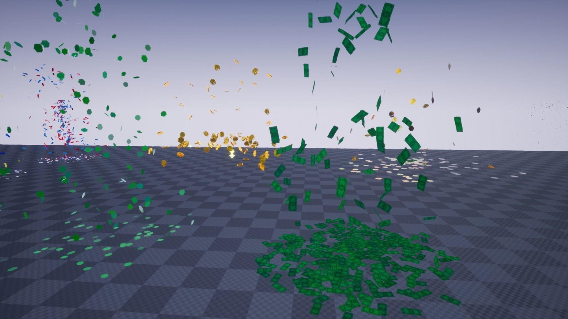 3D model Confetti FX Pack - Unreal Engine 4 VR / AR / low-poly animated ...