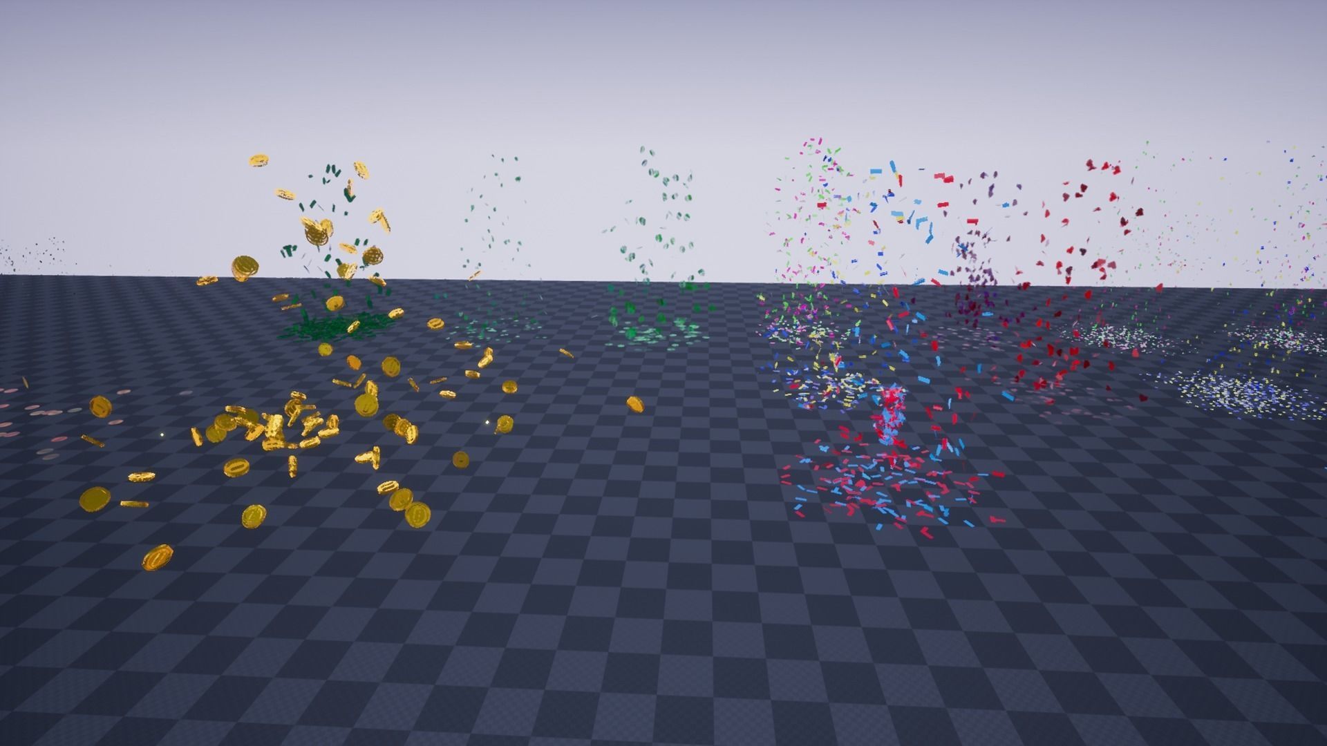 3D model Confetti FX Pack - Unreal Engine 4 VR / AR / low-poly animated | CGTrader
