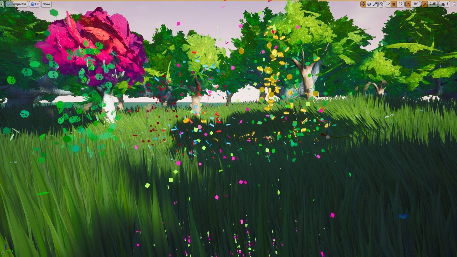 3D model Confetti FX Pack - Unreal Engine 4 VR / AR / low-poly animated ...