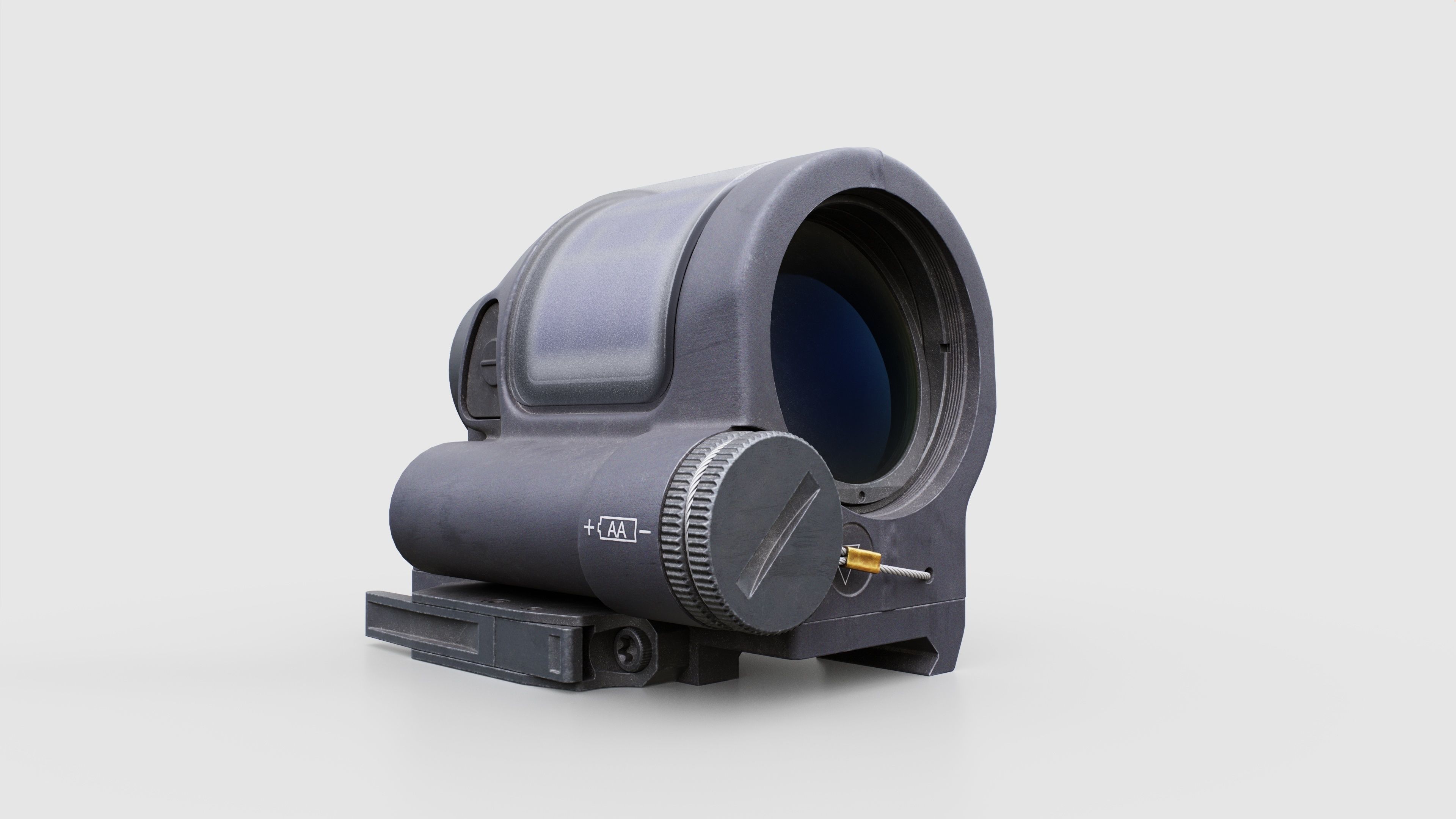 3D model Trijicon SRS Red Dot Sight VR / AR / low-poly | CGTrader