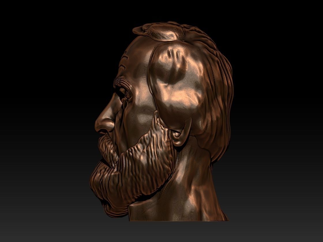 Human bust 3D model 3D printable | CGTrader