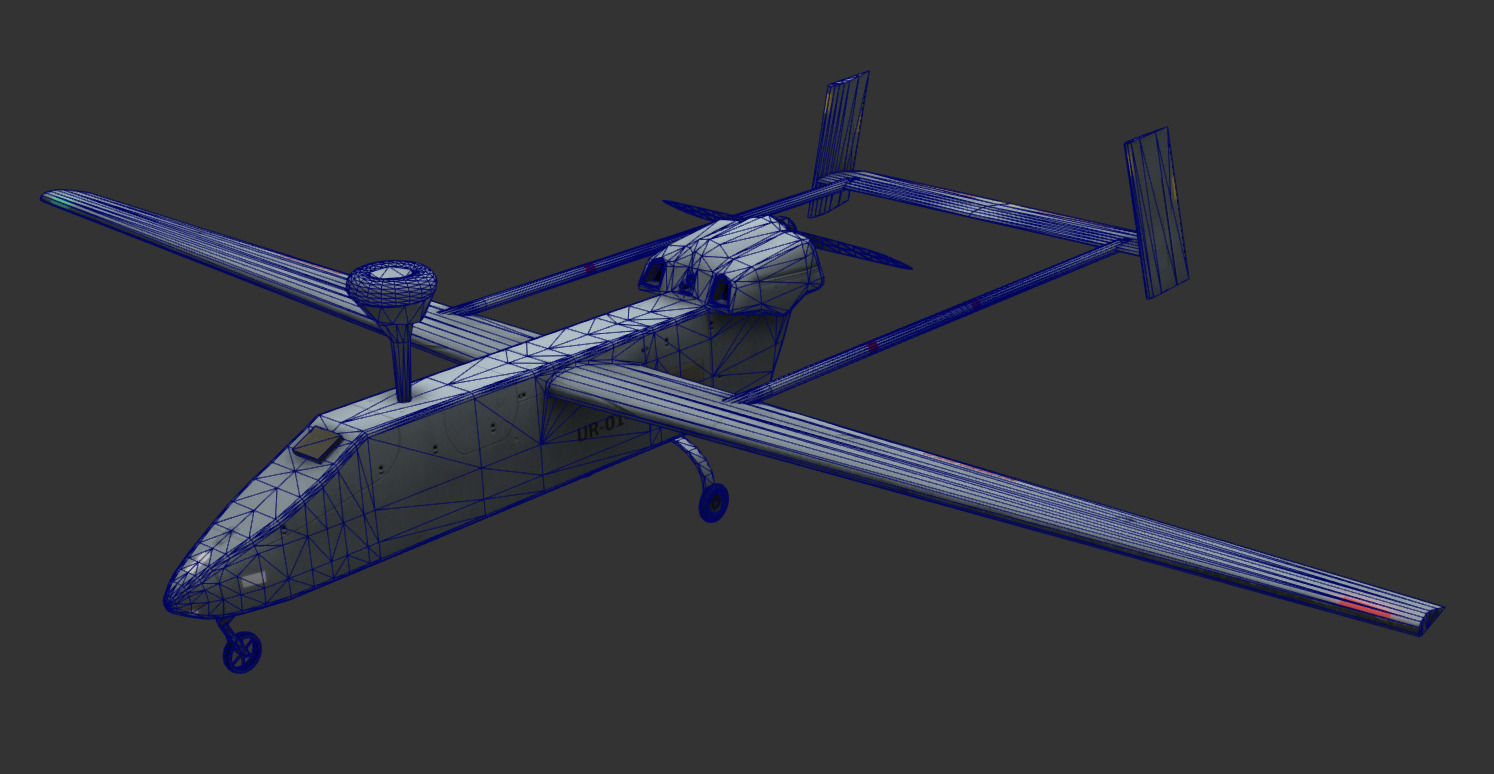3D model UAV IAI Searcher VR / AR / low-poly | CGTrader