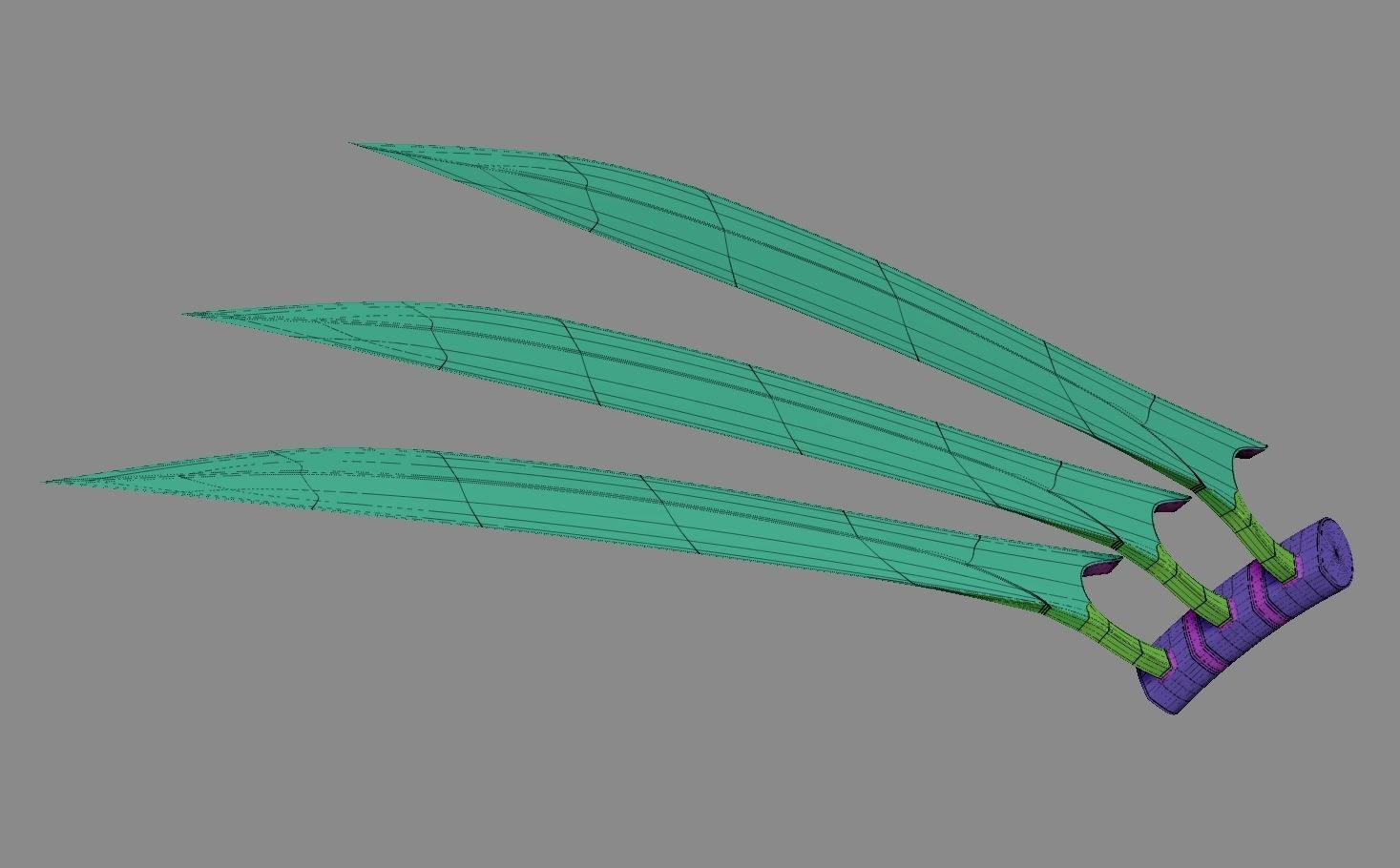 Wolverine Claws printable 3D model 3D printable | CGTrader