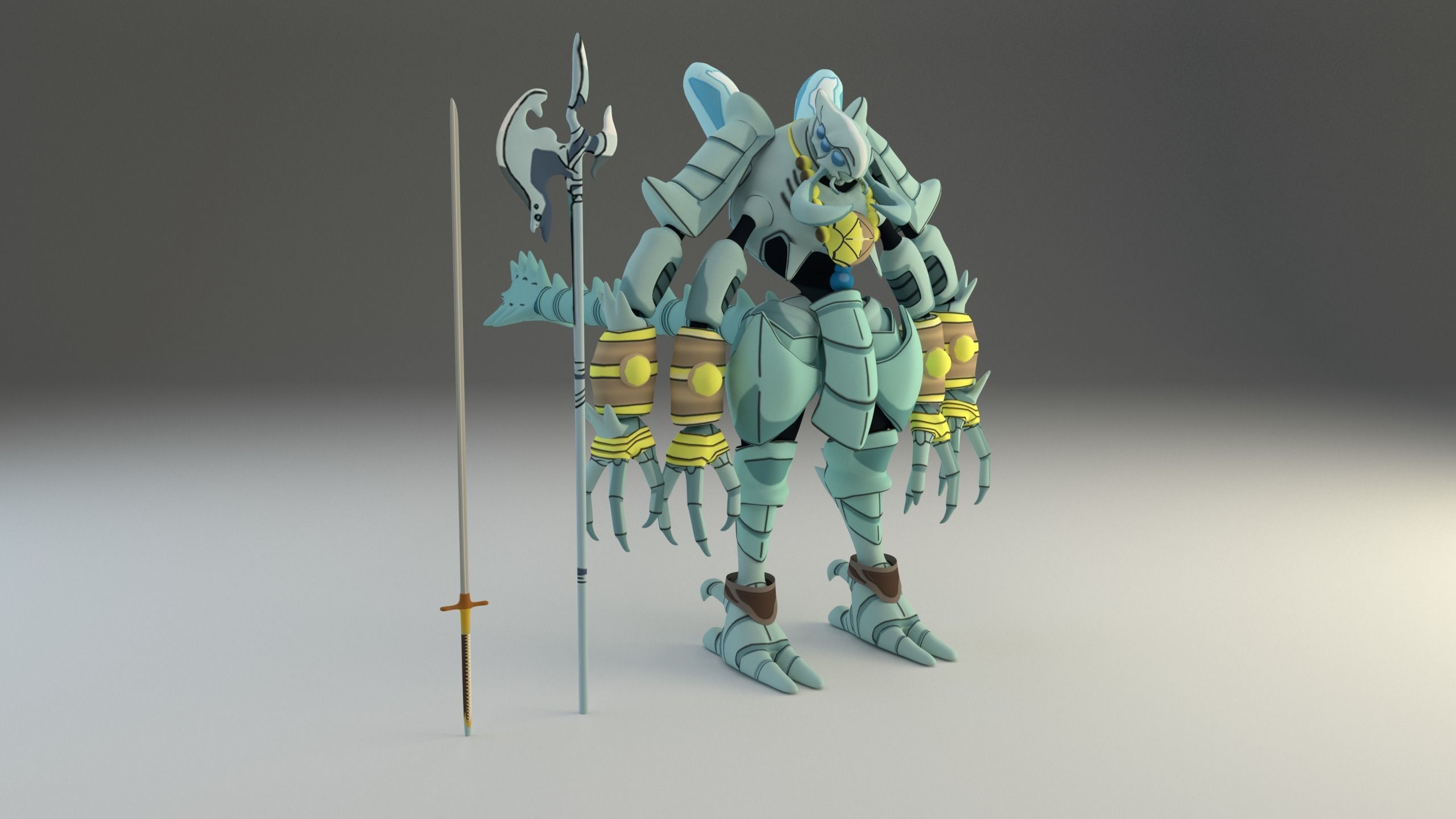 3D model Cocytus overlord VR / AR / low-poly | CGTrader