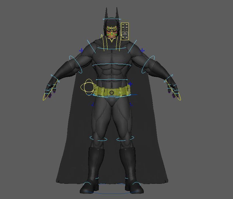 The Dark Knight Batman Concept 3D Model 3D model rigged | CGTrader