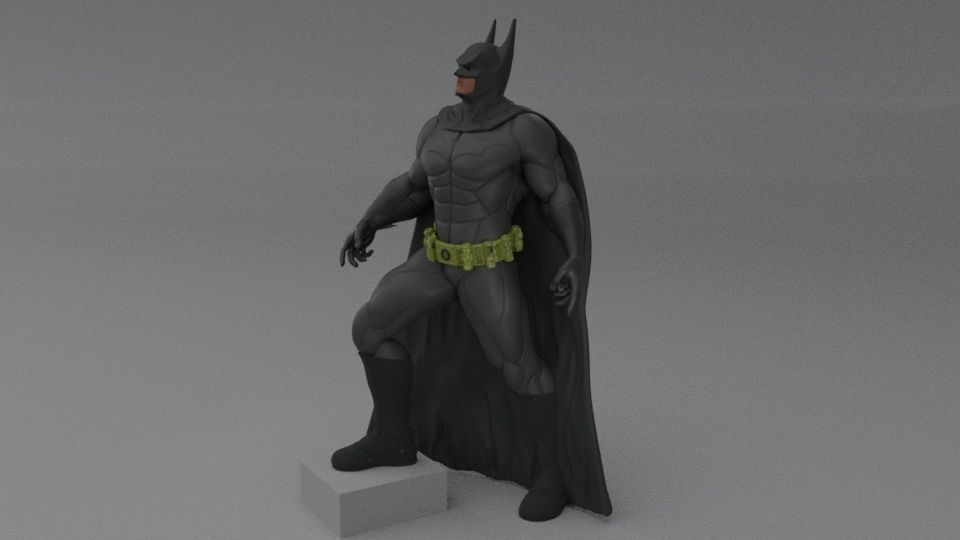 The Dark Knight Batman Concept 3D Model 3D model rigged | CGTrader