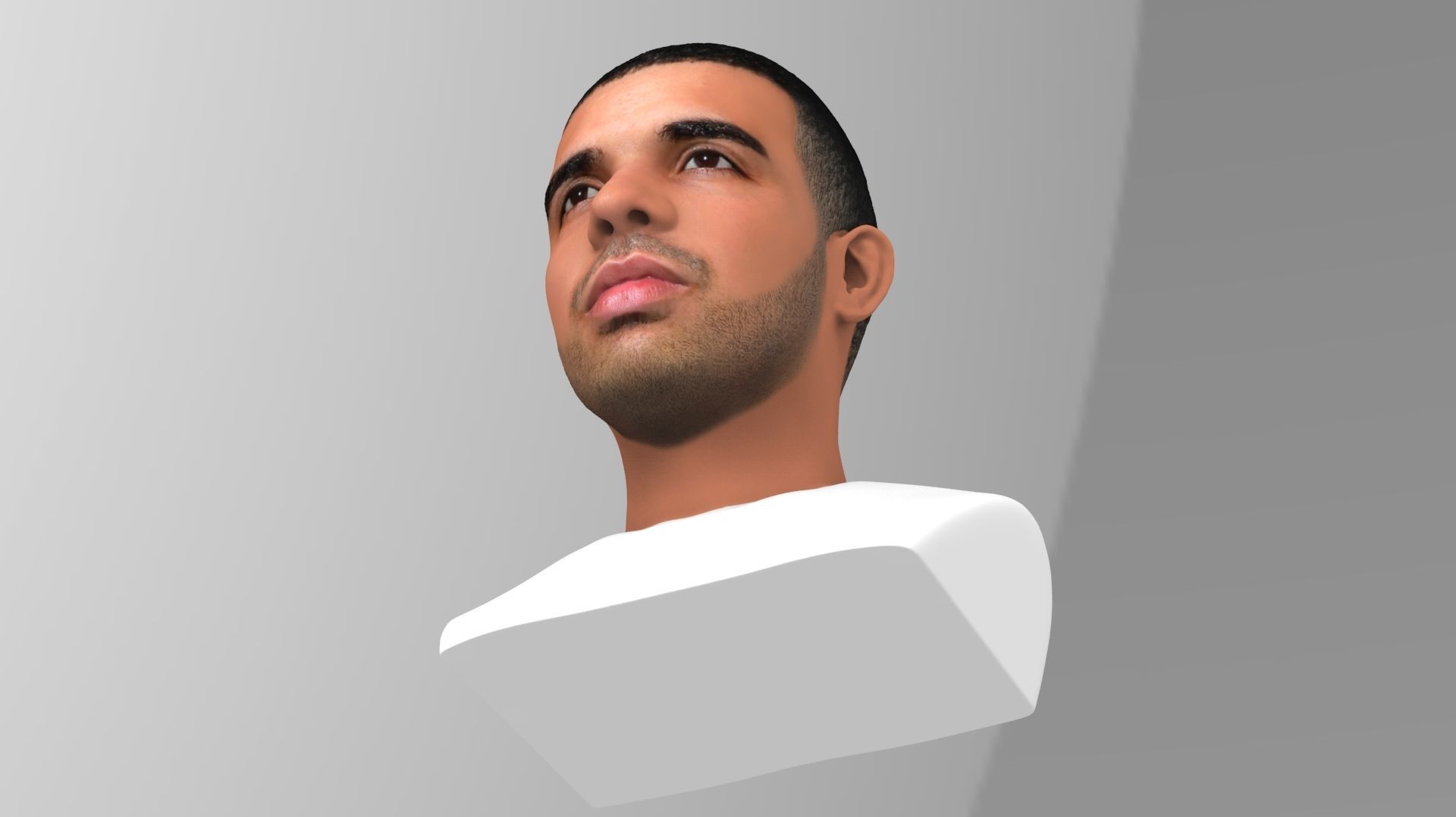 Drake bust ready for full color 3D printing 3D model 3D printable ...