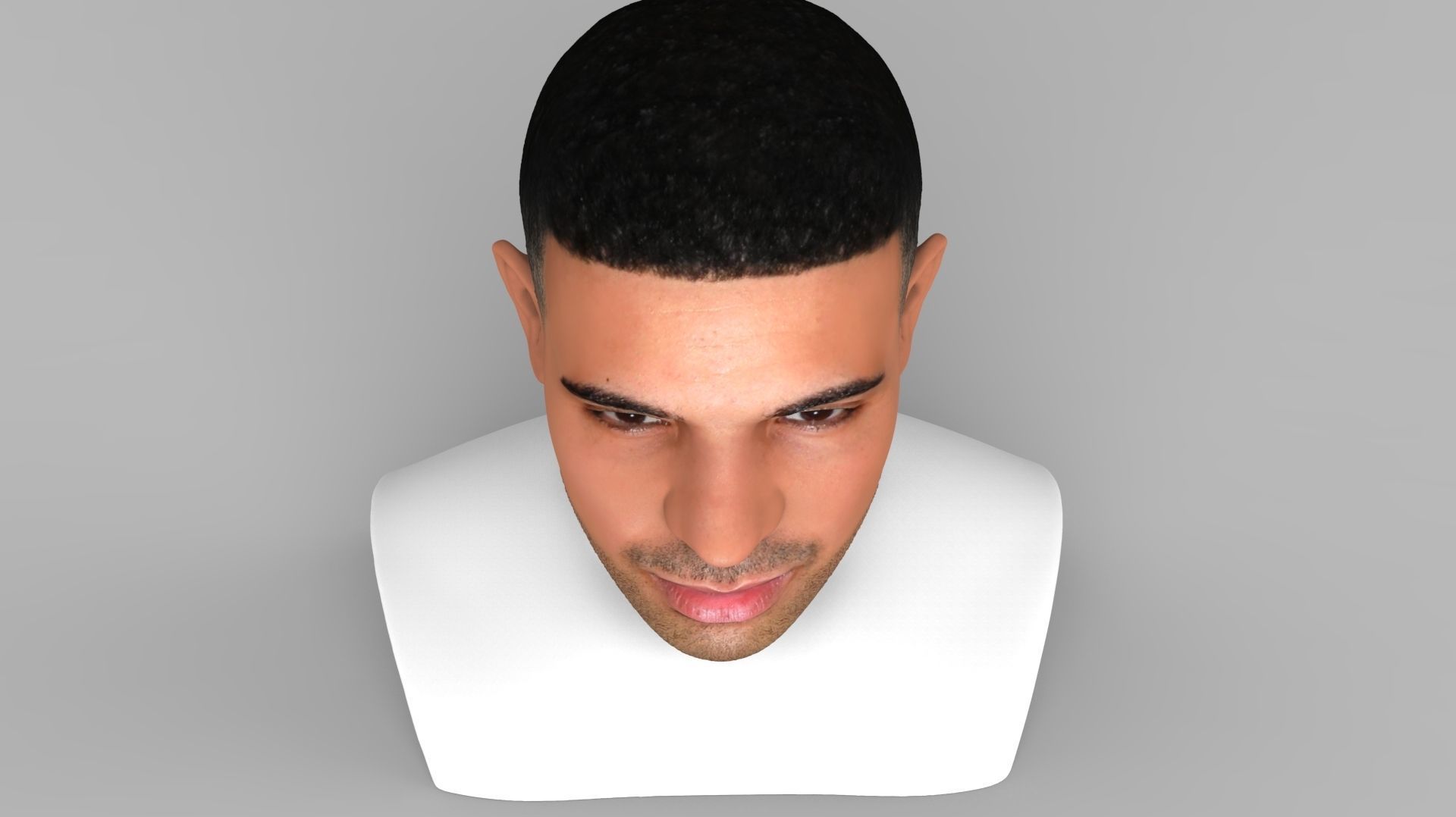 Drake bust ready for full color 3D printing 3D model 3D printable ...
