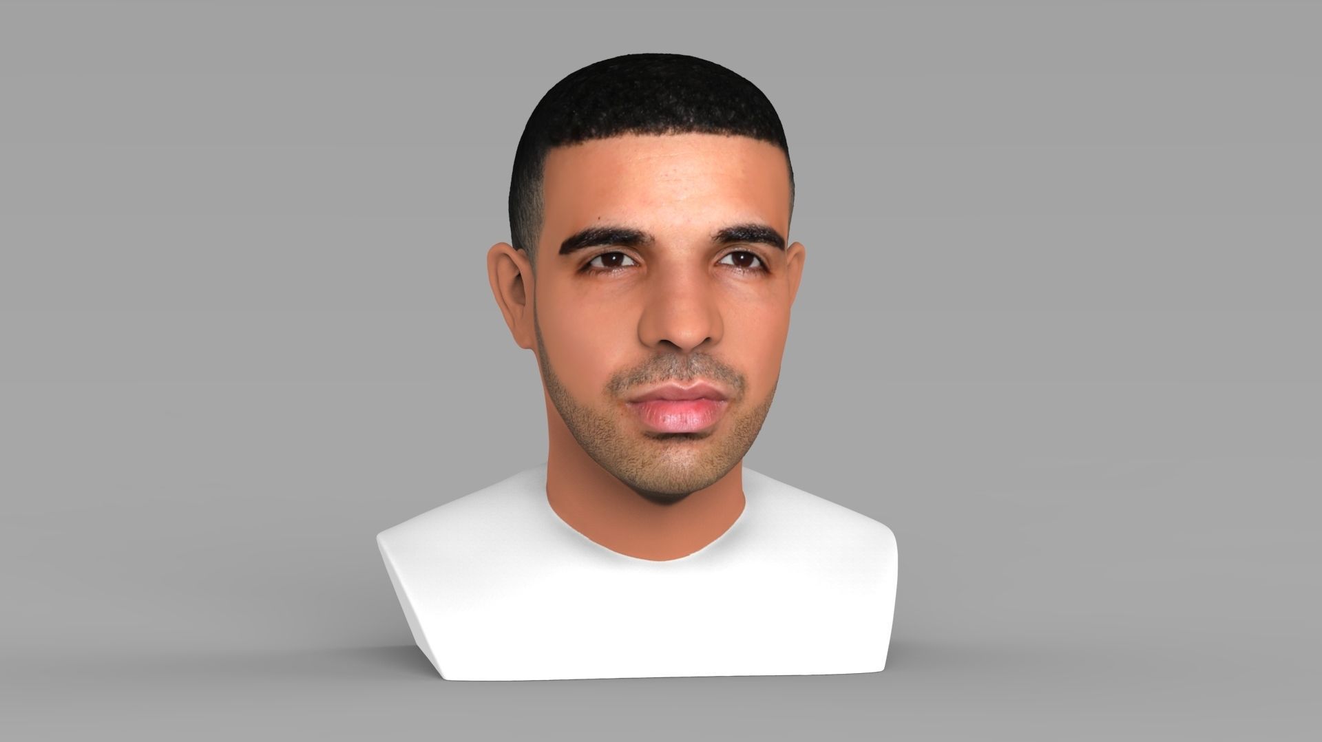 Drake bust ready for full color 3D printing 3D model 3D printable ...
