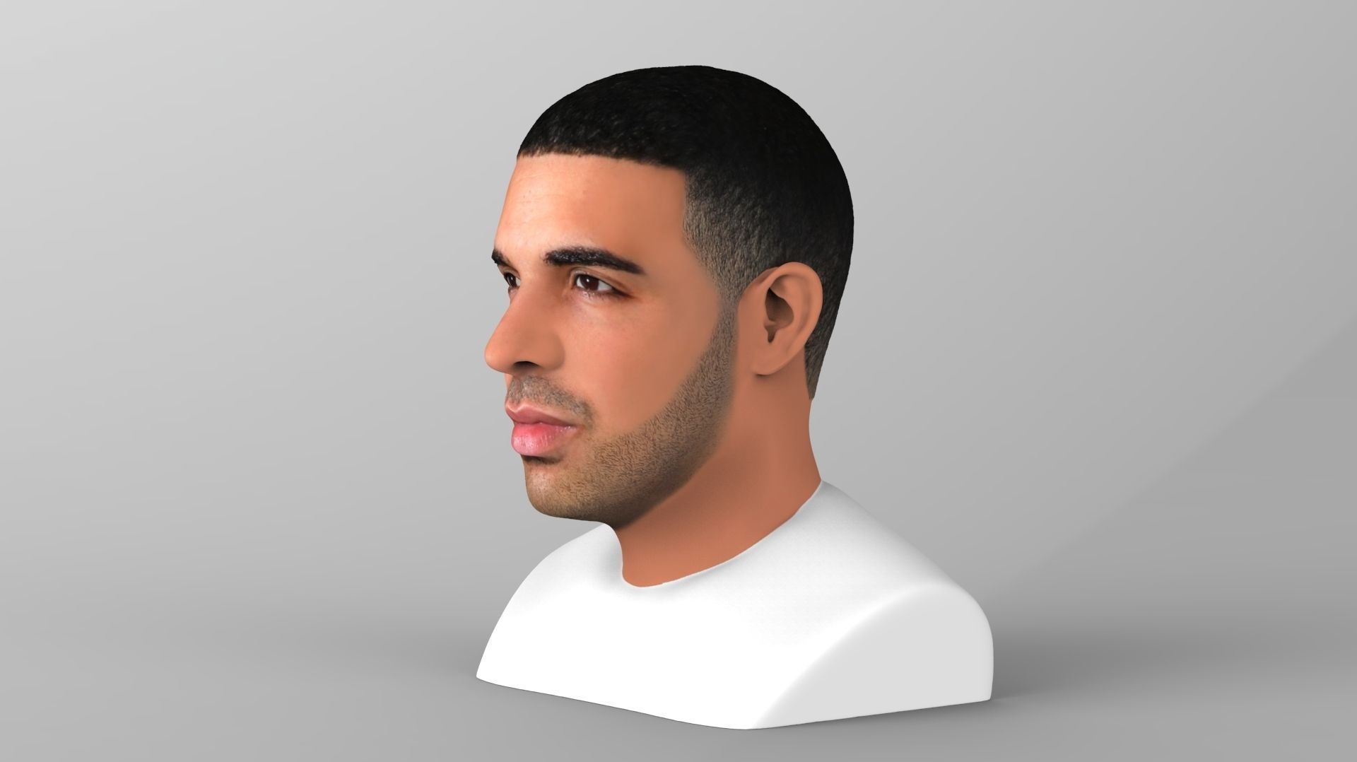 Drake bust ready for full color 3D printing 3D model 3D printable ...
