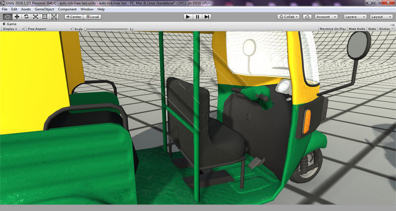 3D model Indian Auto Rickshaw Tuk Tuk 3D Model VR / AR / low-poly ...