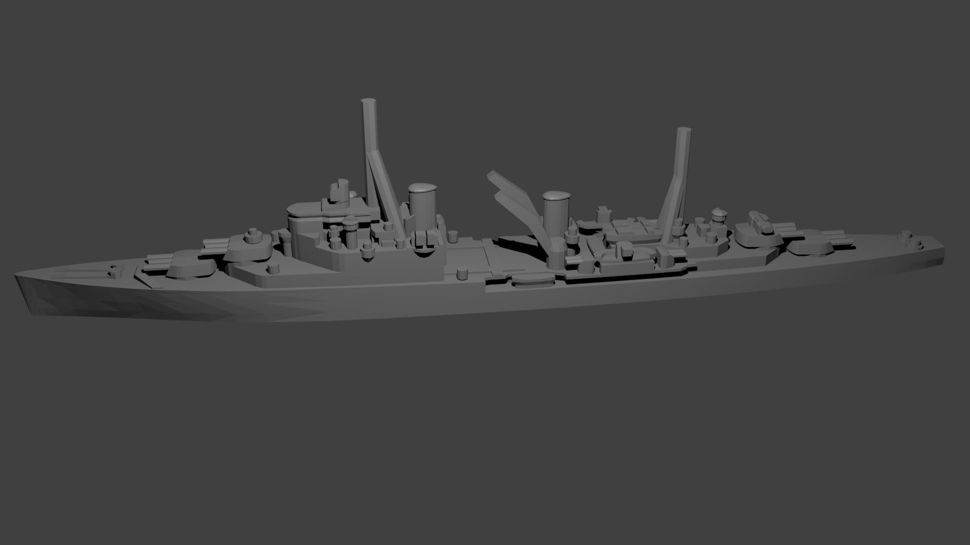 British Crown Colony Class Cruiser Warship 3D model 3D printable | CGTrader