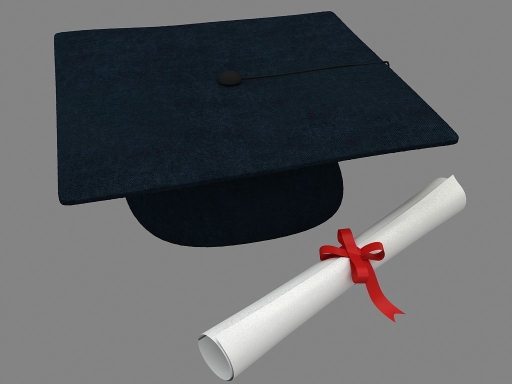 Graduation Cap 3D model | CGTrader