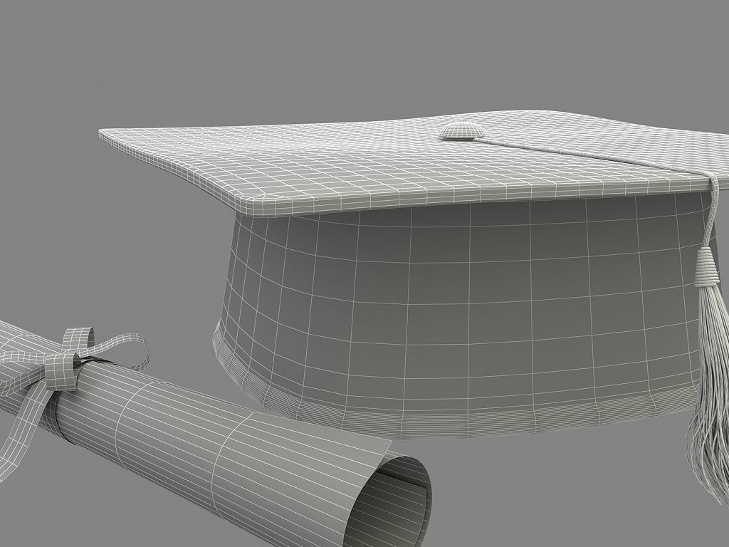 Graduation Cap 3D model | CGTrader