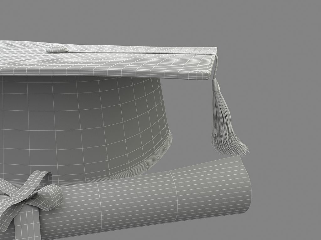 Graduation Cap 3D model | CGTrader