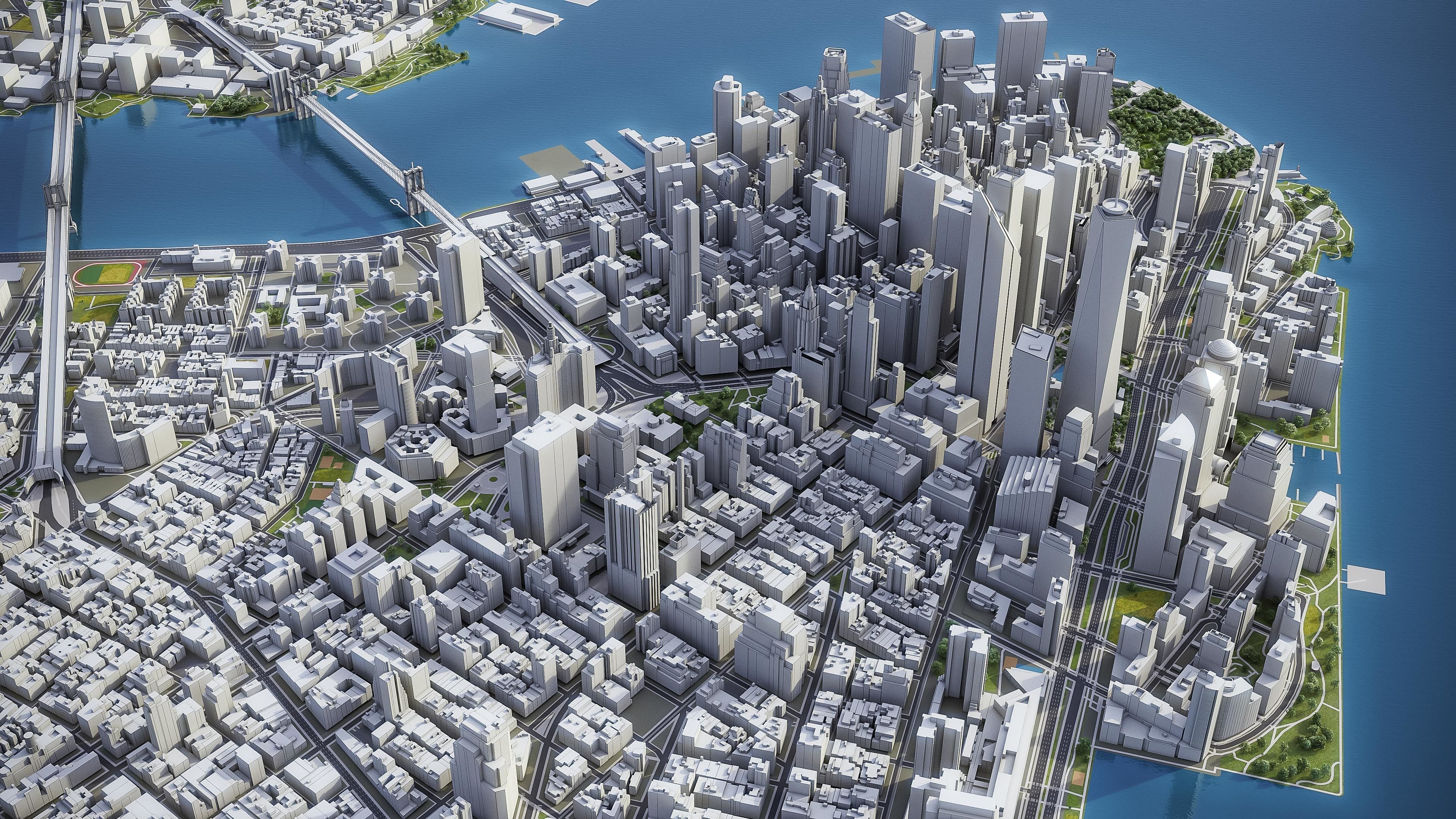 3D model New York VR / AR / low-poly | CGTrader