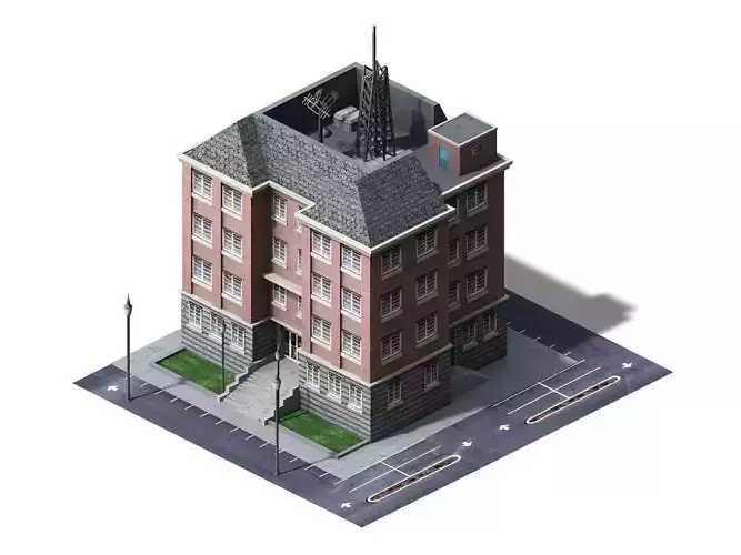 Heterogeneous - Building 06 3D model | CGTrader