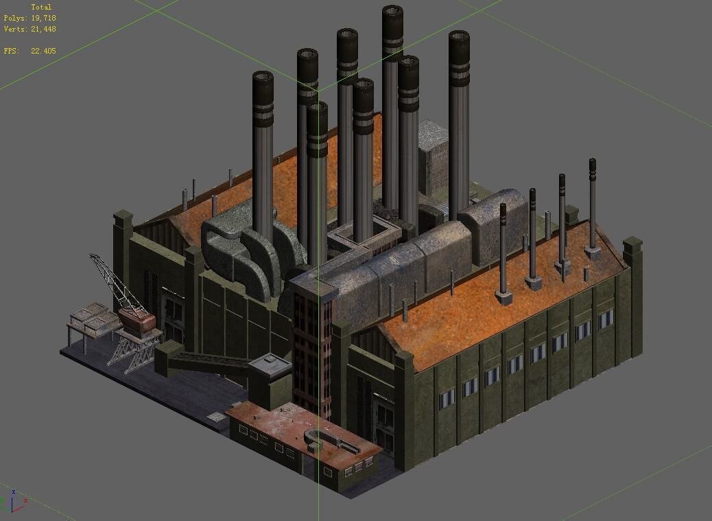 Heterogeneous - Building 10 3D model | CGTrader