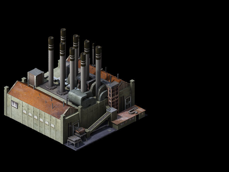 Heterogeneous - Building 10 3D model | CGTrader