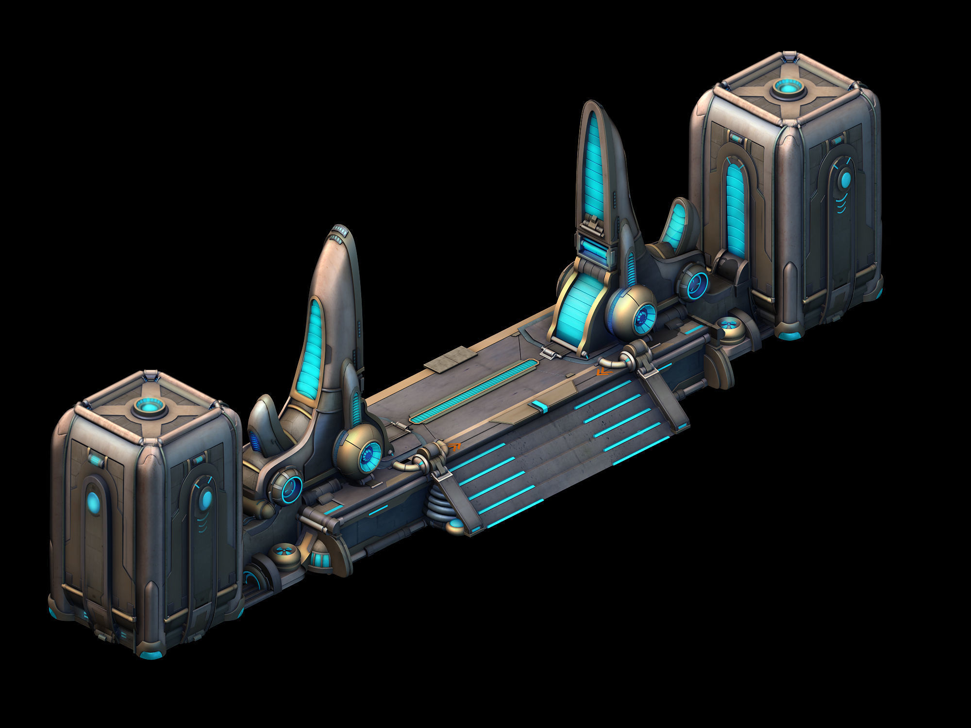 Different dimension - architecture - city gate 3D model | CGTrader