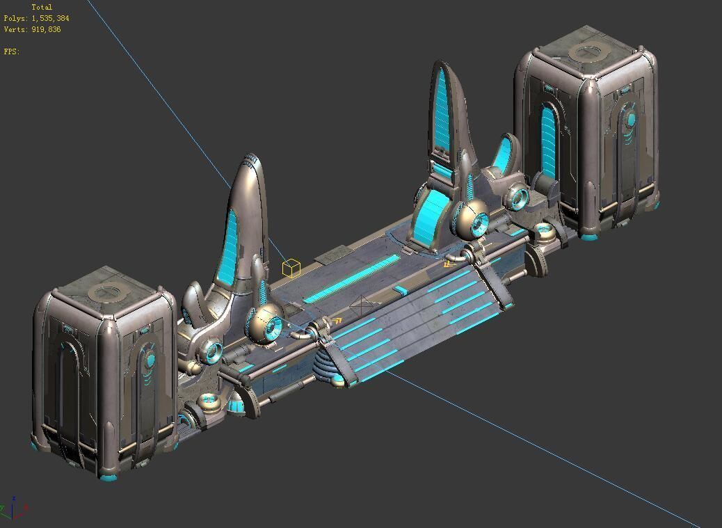 Different dimension - architecture - city gate 3D model | CGTrader