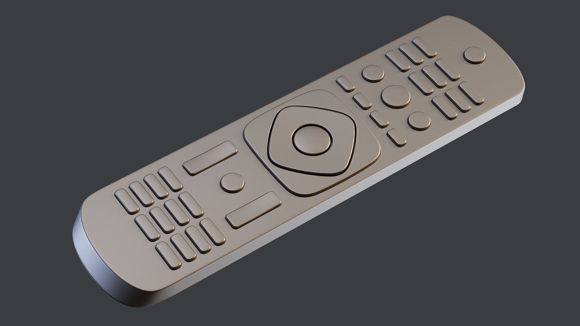 Dirty TV Remote Control PBR 3D model | CGTrader