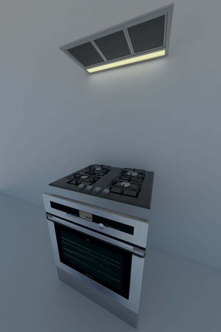 Kitchen cooker free VR / AR / low-poly 3D model | CGTrader
